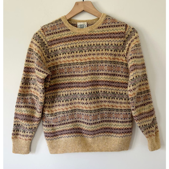 Laura Ashley | Sweaters | Vintage Laura Ashley 9s Fair Isle Wool ...